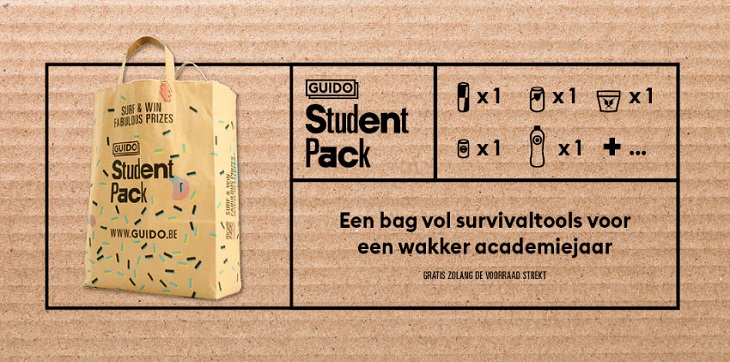 Een nieuw academiejaar, een nieuw Guido Student Pack!