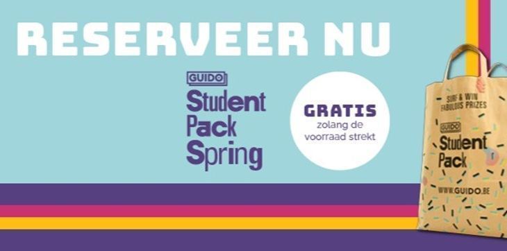 Je gratis Guido Student Pack ligt bijna op je te wachten