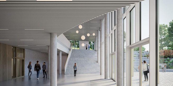 Futuristisch universiteitsgebouw voor VUB & ULB