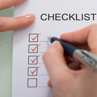 Checklist vóór vertrek